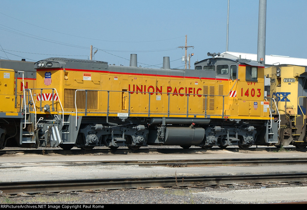 UPY 1403, EMD MP15AC, at the UP's Neff Yard